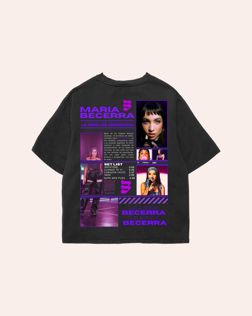 Remera Maria Becerra – Bamtelas